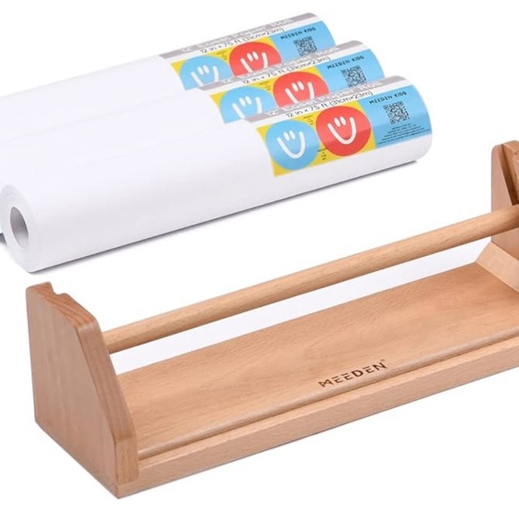 Toys | Kids Wooden Tabletop Paper Roll Dispenser | Poshmark